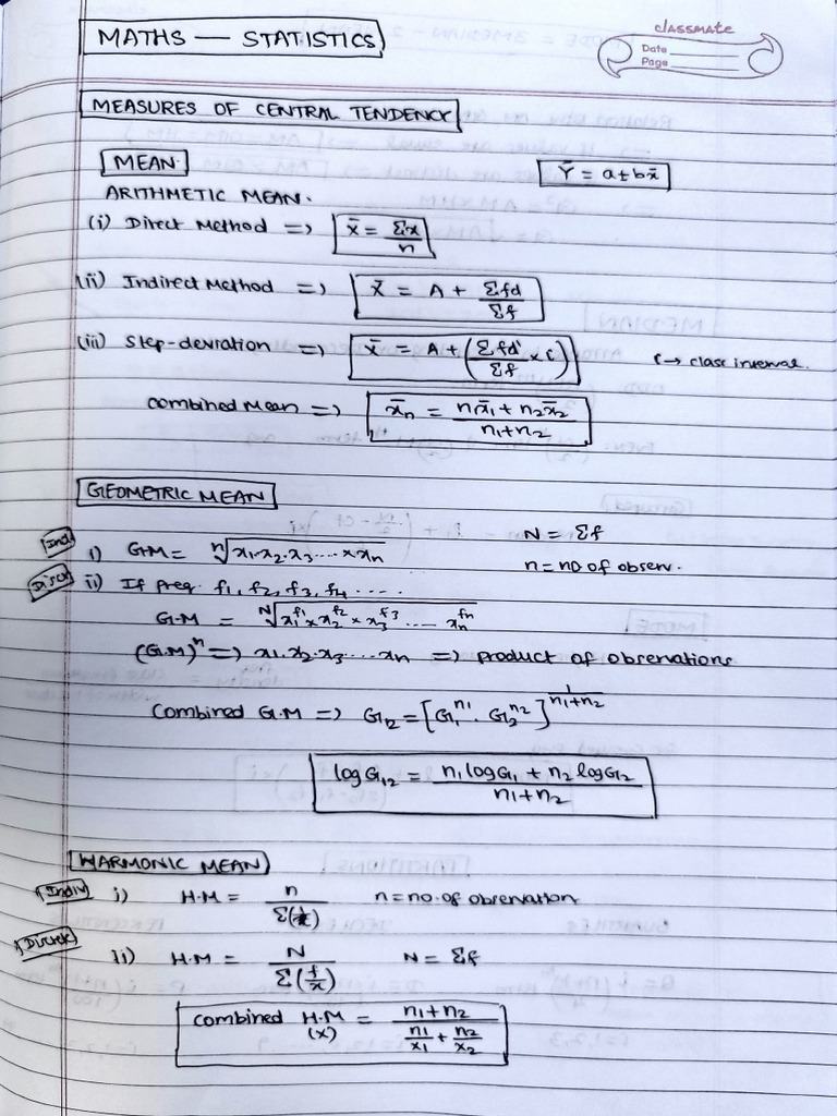 Statistics All Formula | PDF | Probability Theory | Data Analysis