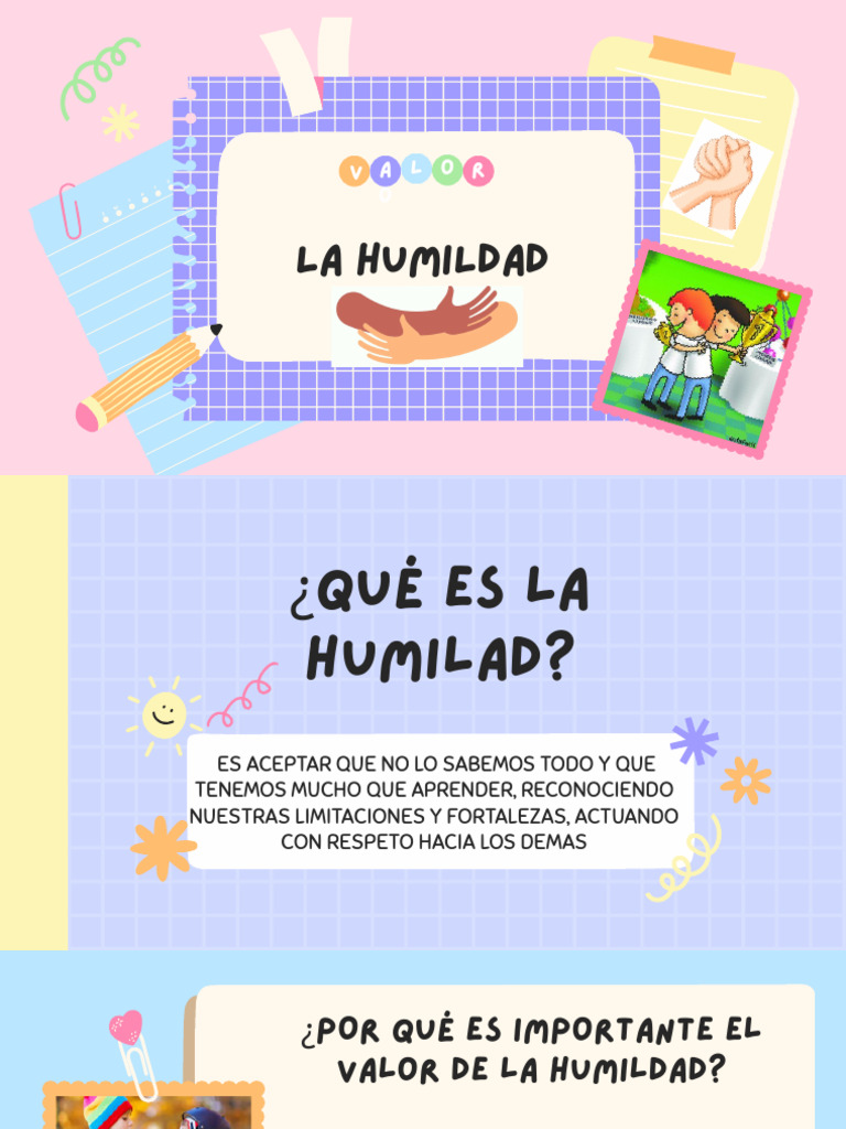 LA HUMILDAD.PRIMARIA | PDF