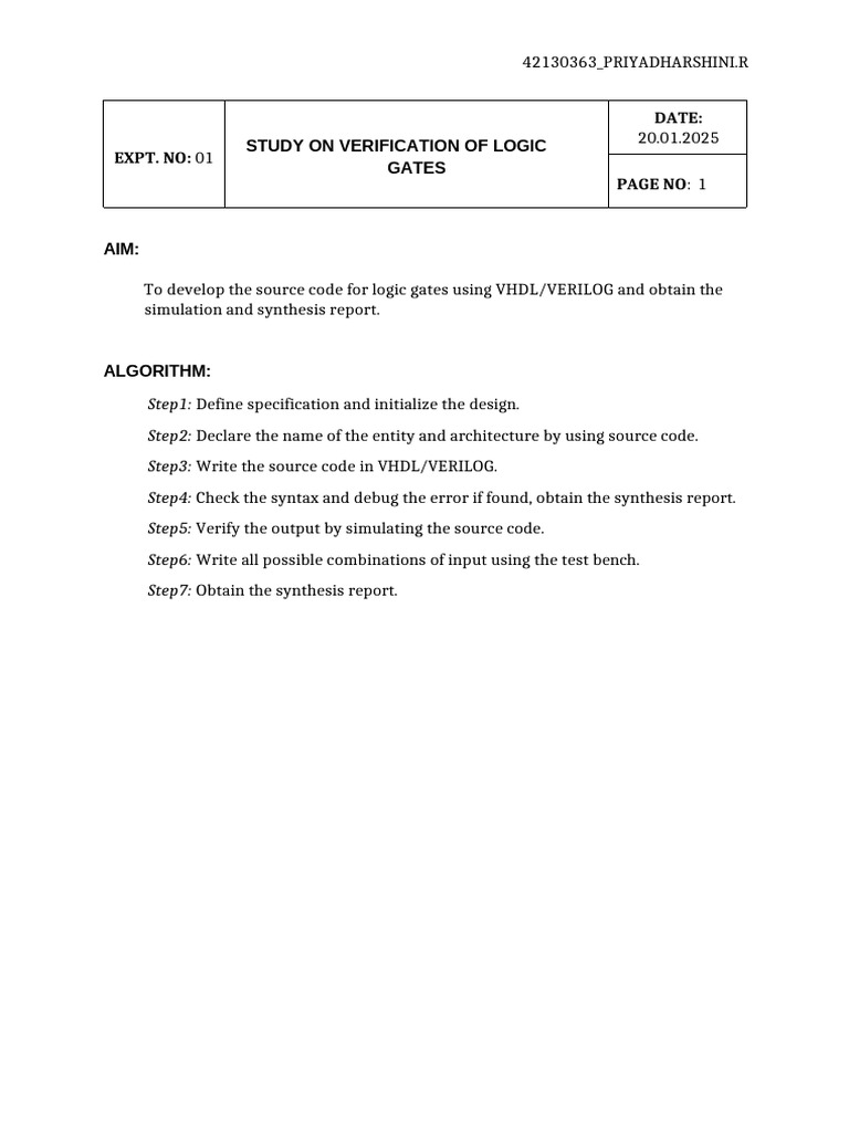 vhdl record | PDF | Vhdl | Computer Programming