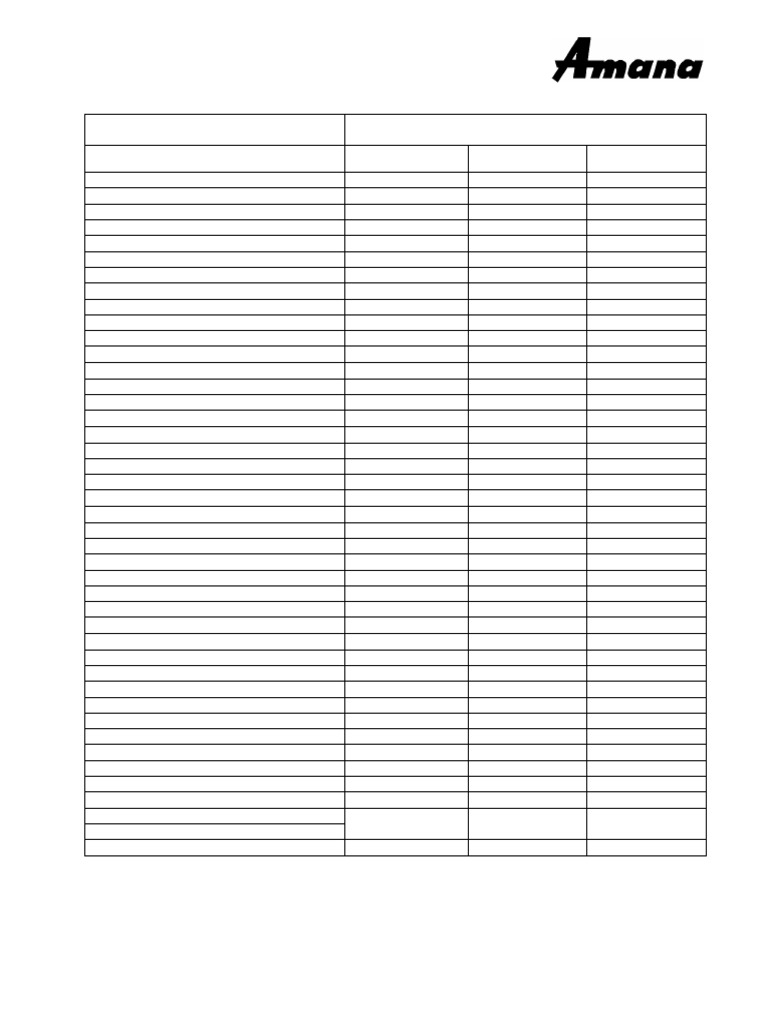 Specification Sheet 1706 | PDF | Refrigerator | Motor Vehicle