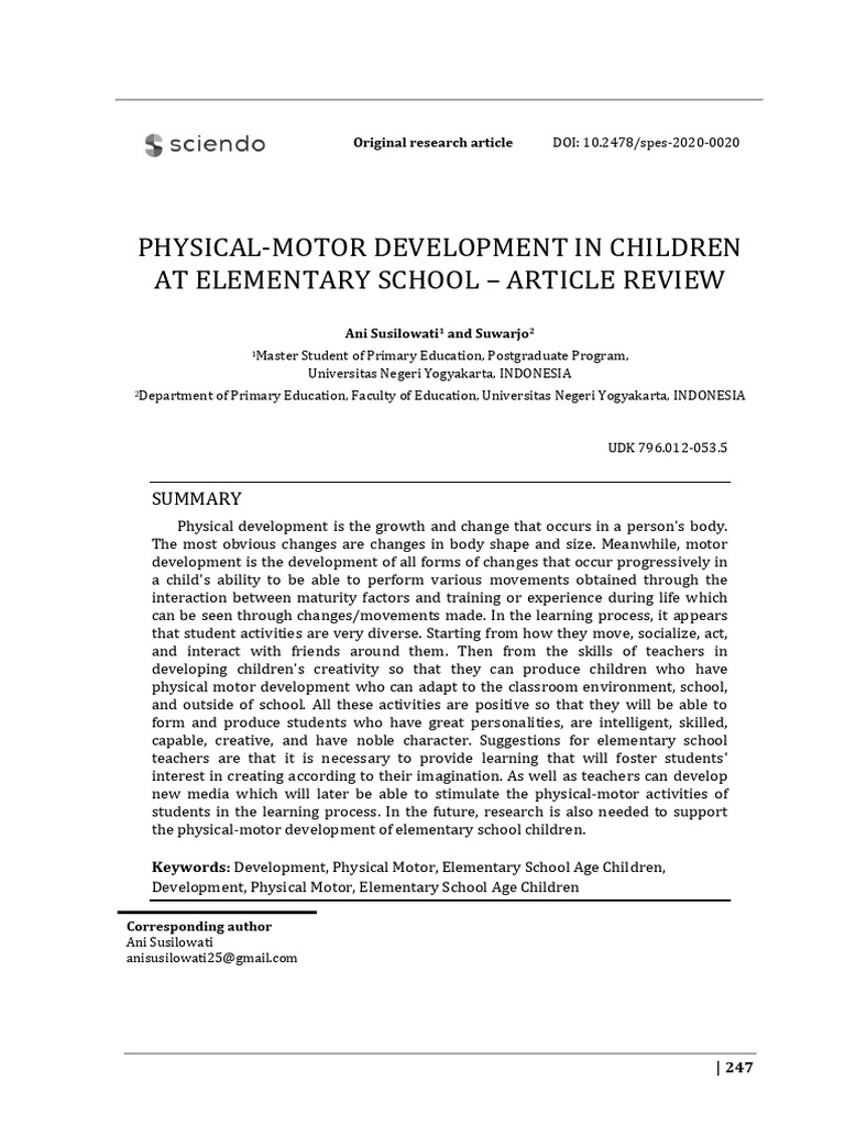 Physical-Motor_Development_in_Children_at_Elementa | PDF | Learning ...