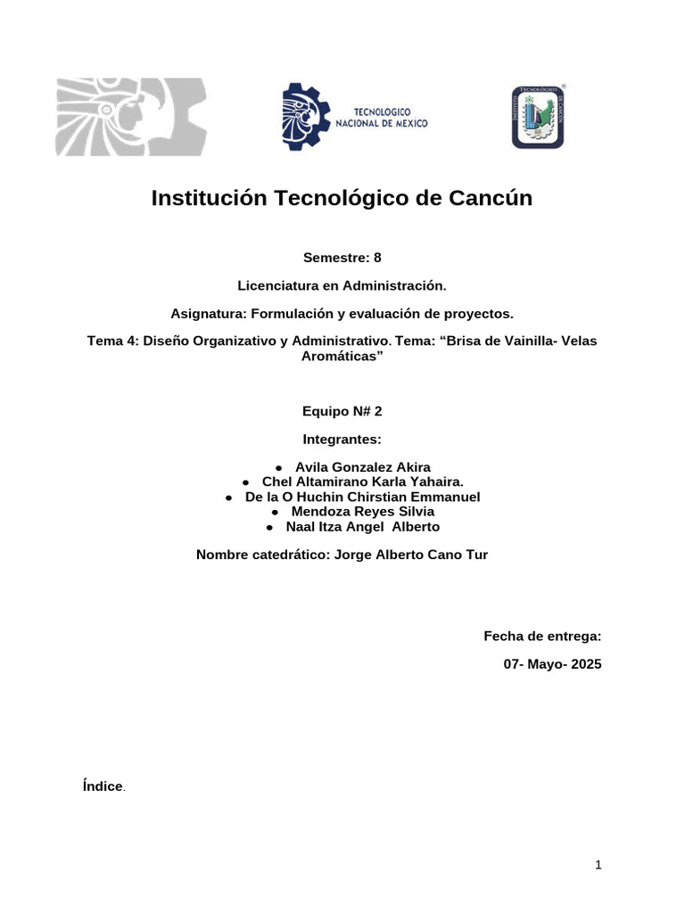 Lad1018 C - U4 - Diseñoadmvo - Eq - 2 | PDF | Residuos | Business
