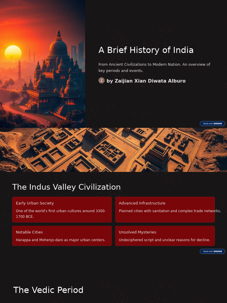 A Brief History of India: Key Events | PDF | South Asia | Asia