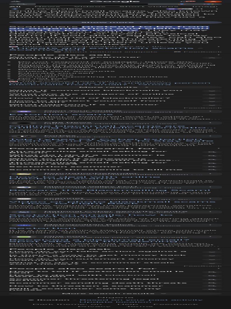 Understanding Online Blackmail Scams | PDF | Spamming | Extortion