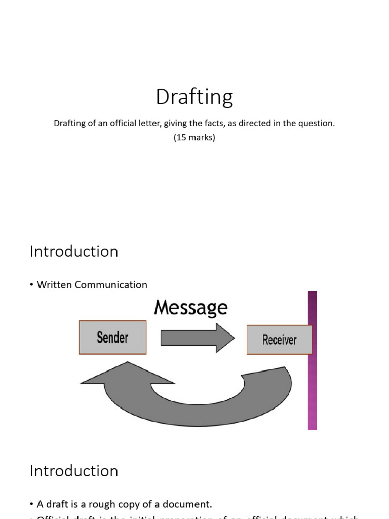 Official Letter Drafting Guide | PDF