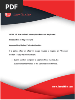 Drafting a Criminal Complaint Guide | PDF