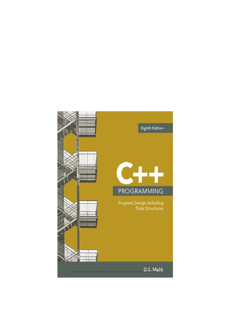 C++ Programming D. S download | PDF | Computer Program | Programming