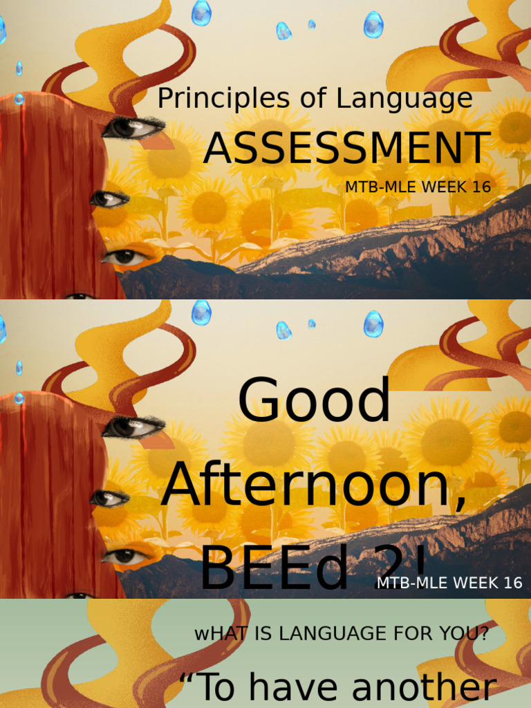 Language Assessments - Elle | PDF | Validity (Statistics) | Educational ...