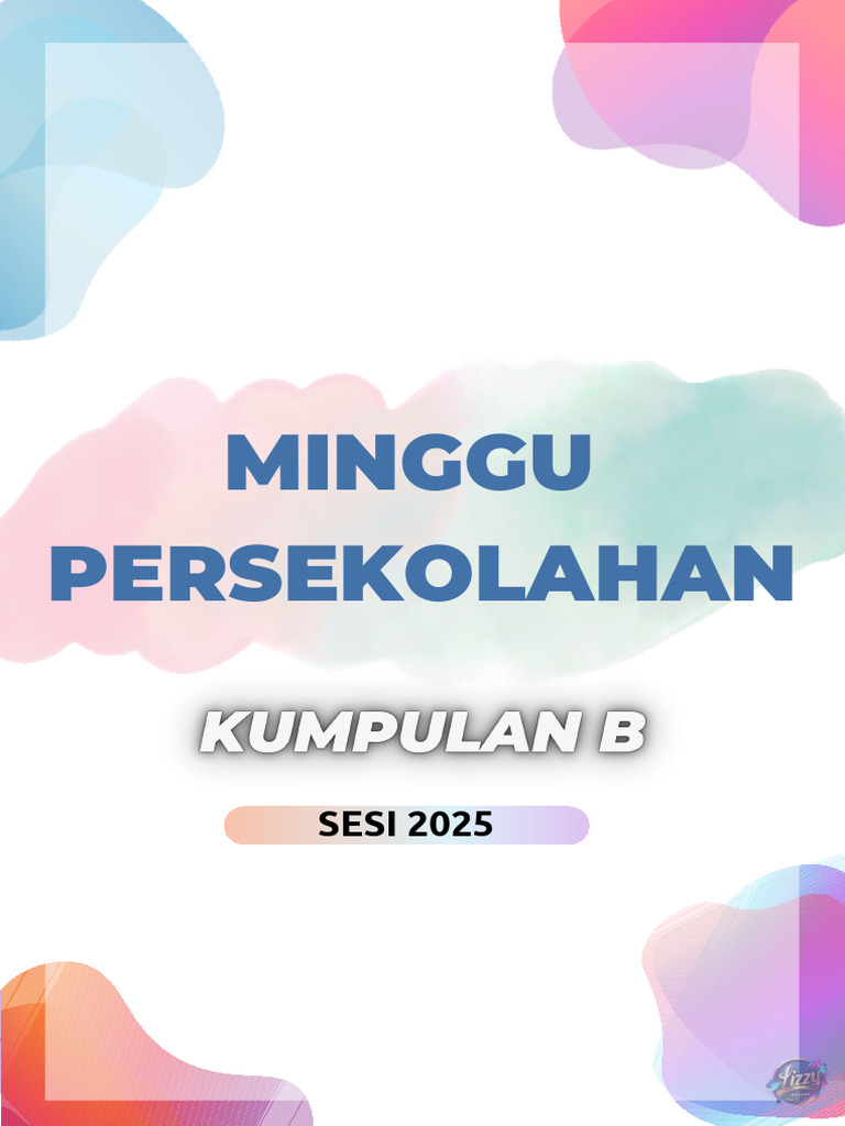 Divider Mingguan 2025 Kumpulan B | PDF