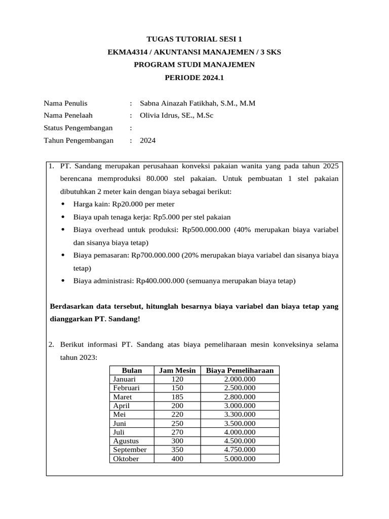 Tugas 1 Sesi 3 | PDF