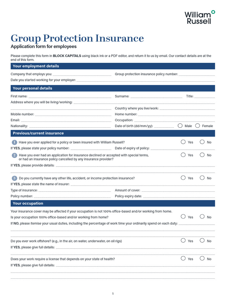 Employee Protection Form | PDF | Respiratory Diseases | Chronic ...
