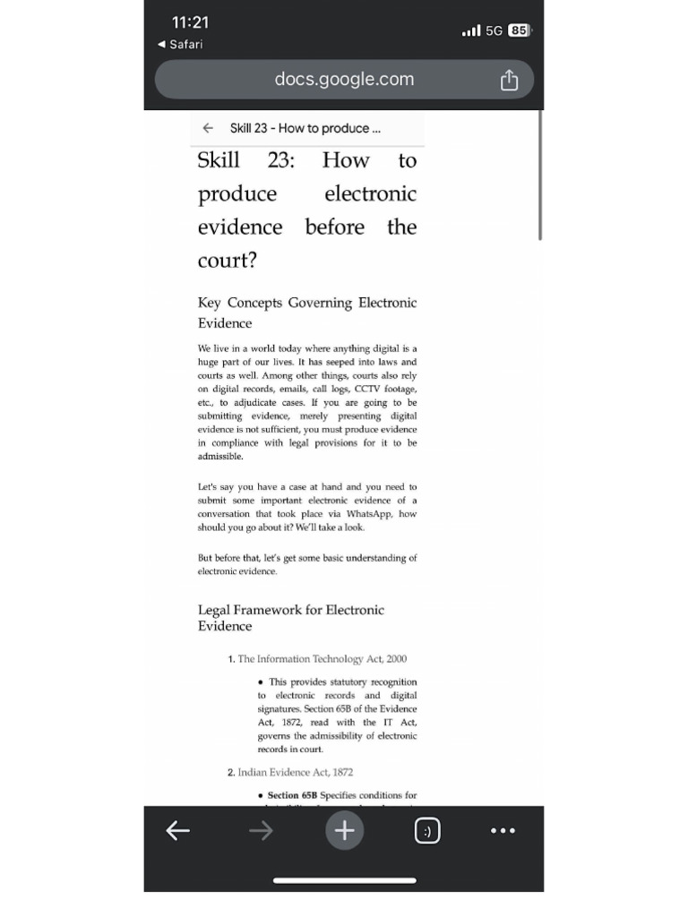 Advocate Intern Training 12 | PDF