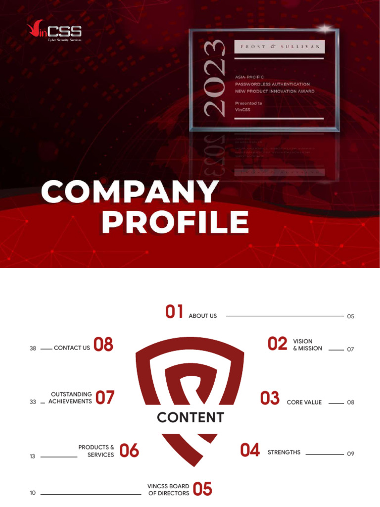 Company Profile VinCSS ENGLISH | PDF | Security | Computer Security