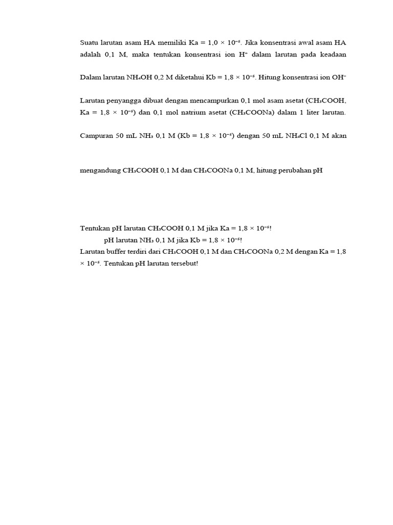 Latsol Asam Basa | PDF