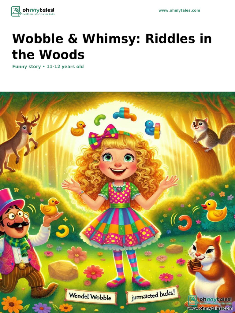 Wobble Whimsy Riddles in The Woods | PDF