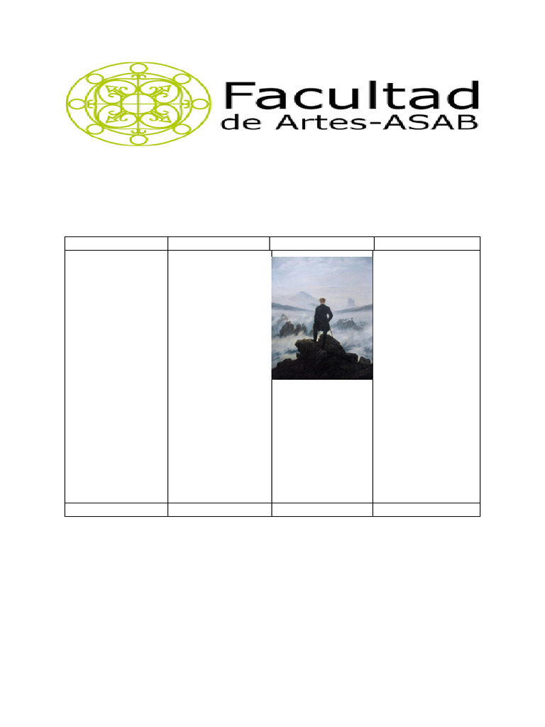 13 CONTENIDOS El Caminante Sobre El Mar de nubes-ERIK SANTIAGO ESPITIA ...