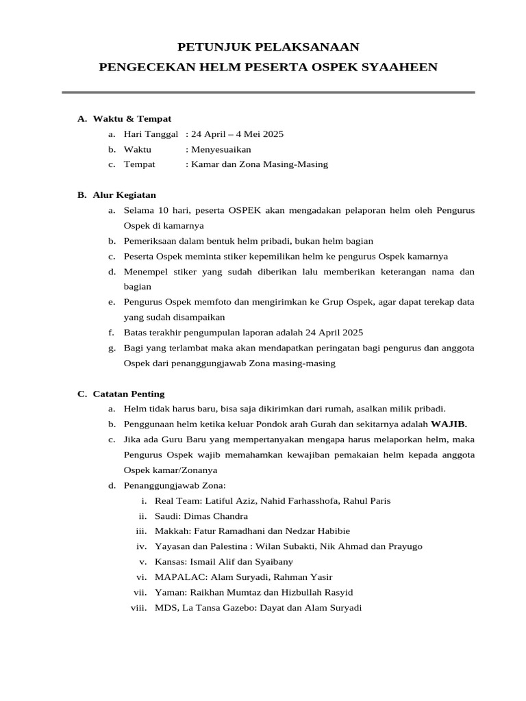 Mind Mapping Penutupan Ospek | PDF