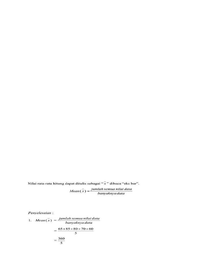 Rata-rata Umur Siswa Kelas 9 SMP | PDF