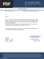 Wound Certificate Format | PDF