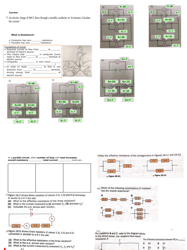 Electricity - Series & Parallel 2 | PDF