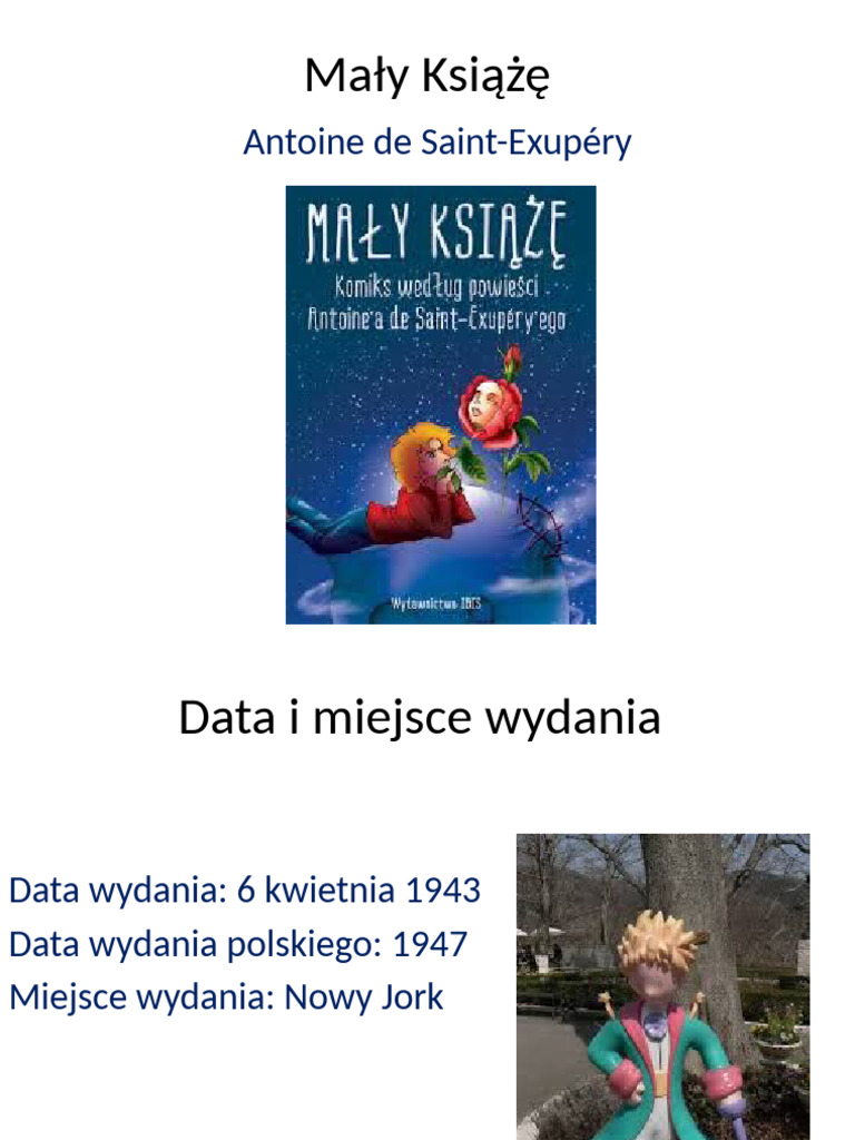 Maly Ksiaze Prezentacja | PDF