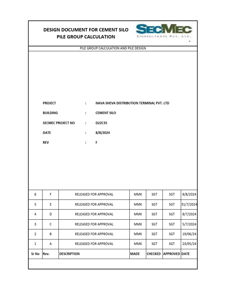 d22c35 Pile Design Report Rev-f (8.8.24) Sgt | PDF | Mechanical ...