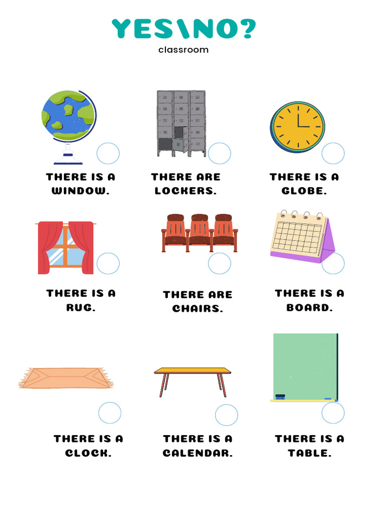 Classroom Objects Identification Guide | PDF