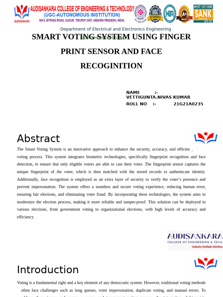 Nivas Bhai | PDF | Computer Vision | Arduino