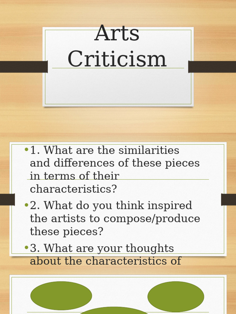 Arts Criticism | PDF
