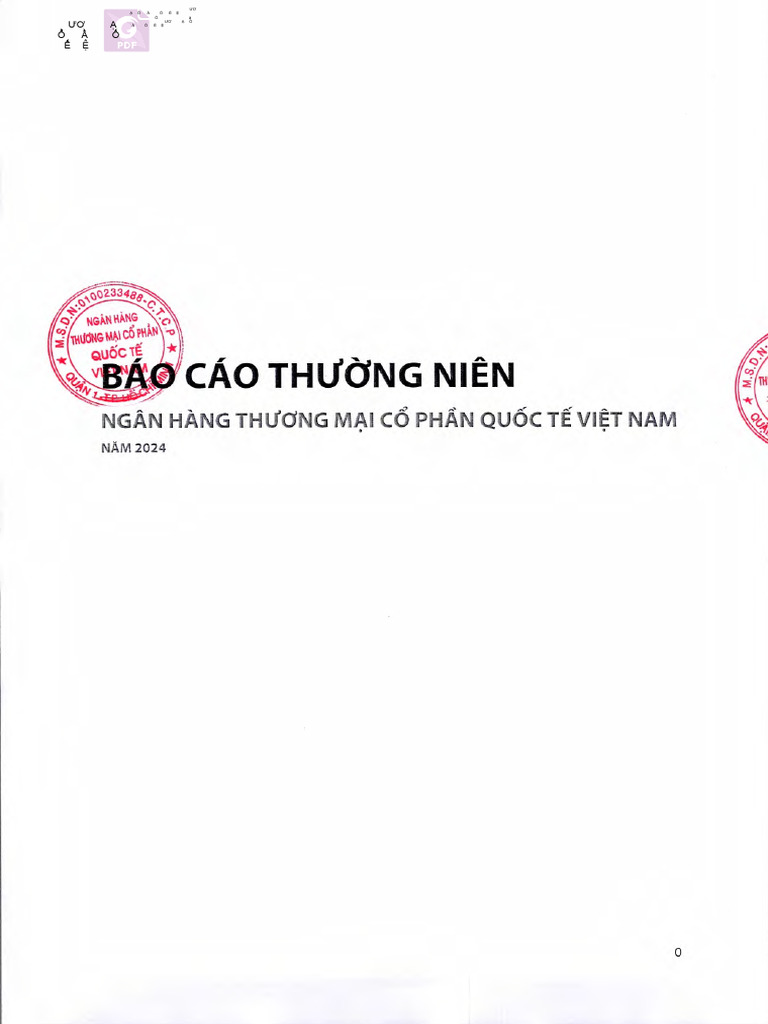 VIB - Bao Cao Thuong Nien 2024 | PDF