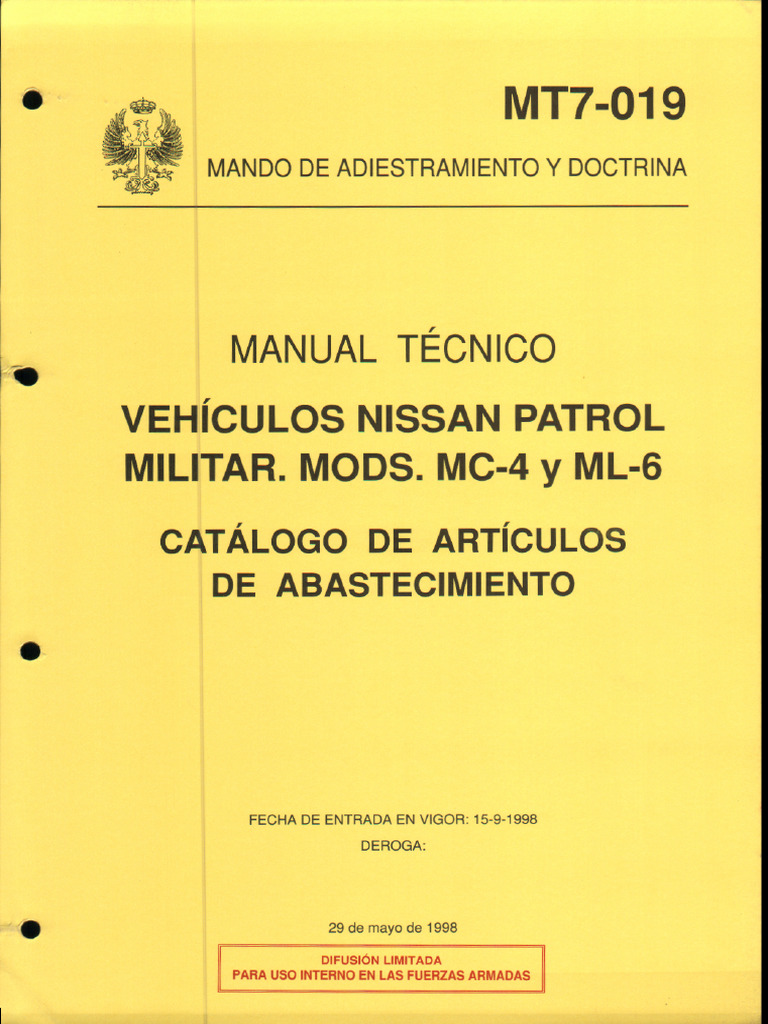 Didommt7 019 Veh Culos Nissan Pa Ind | PDF