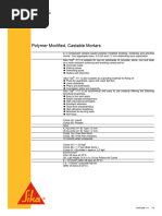 Weber 331 TX Repair Mortar Datasheet | PDF | Cement | Mortar (Masonry)