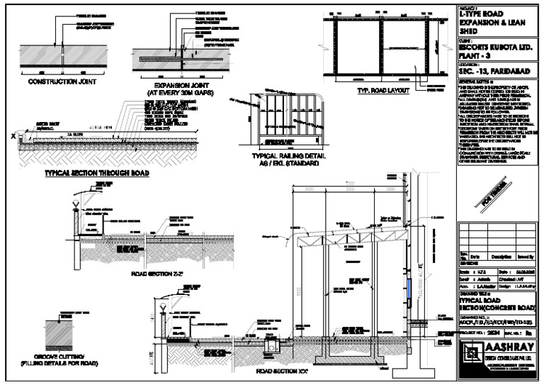 Final - Tender Drawing (L TYPE ROAD PLAN & DETAILS (06.03.2025) - Road ...