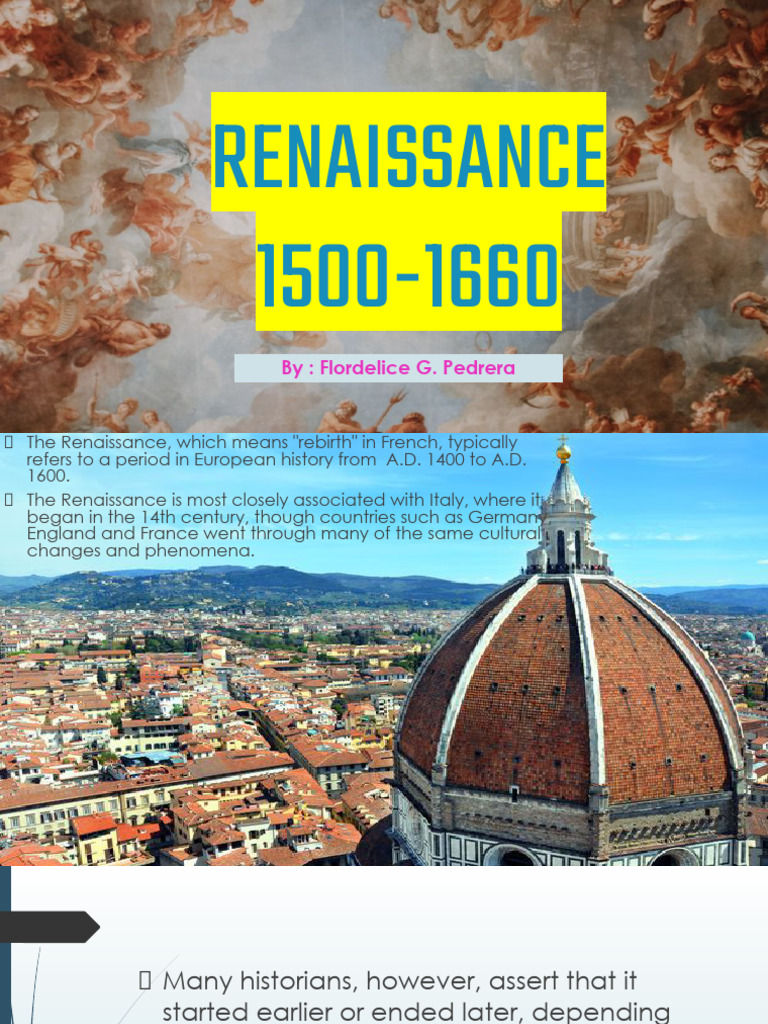 RENAISSANCE Period | PDF | Renaissance | Italy