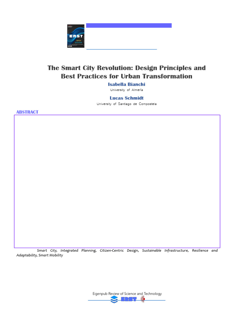The Smart City Revolution Design Principles and Best Practices For ...