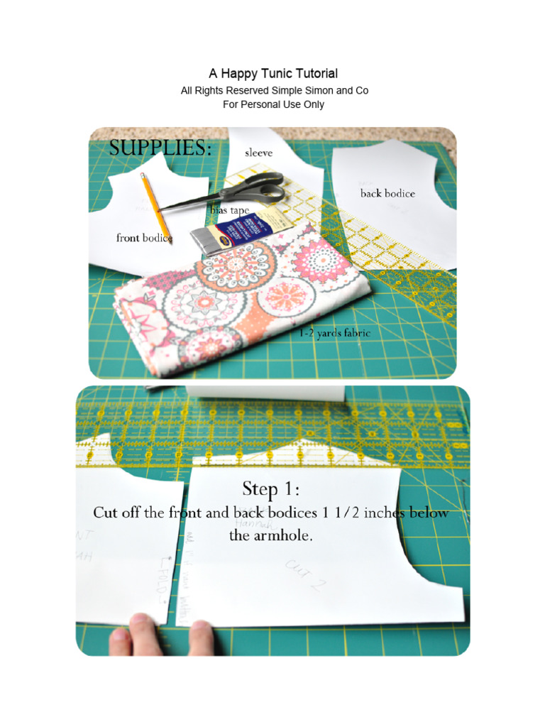 A Happy Tunic Tutorial | PDF