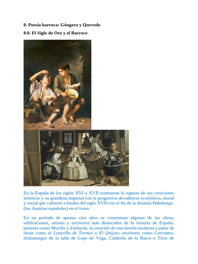 Gongora y Quevedo | PDF | Barroco