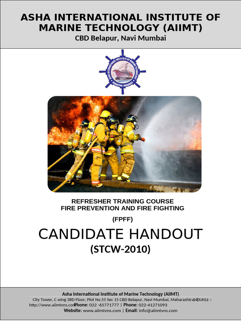 Asha - FPFF - RF Handout 2023 | PDF | Fires | Fuels