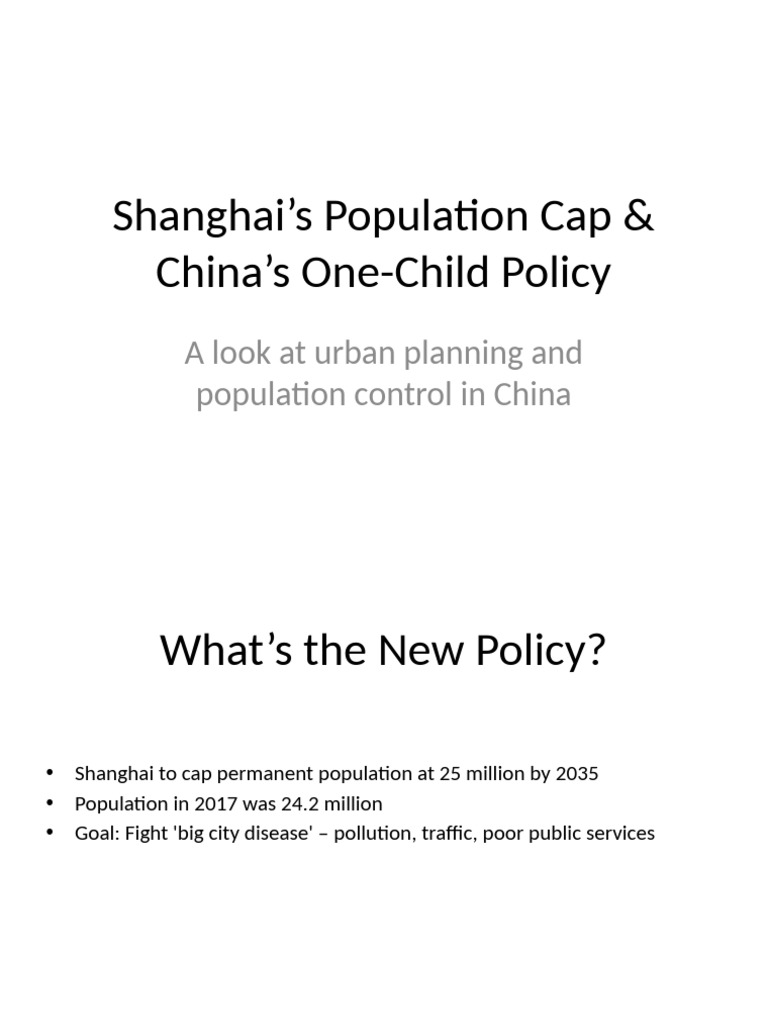 Shanghai_Population_Cap_Presentation | PDF