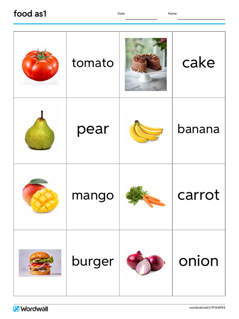 Macmillan Fruit and Food List | PDF