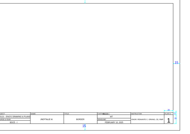 Engineering Drawing Plate Overview | PDF