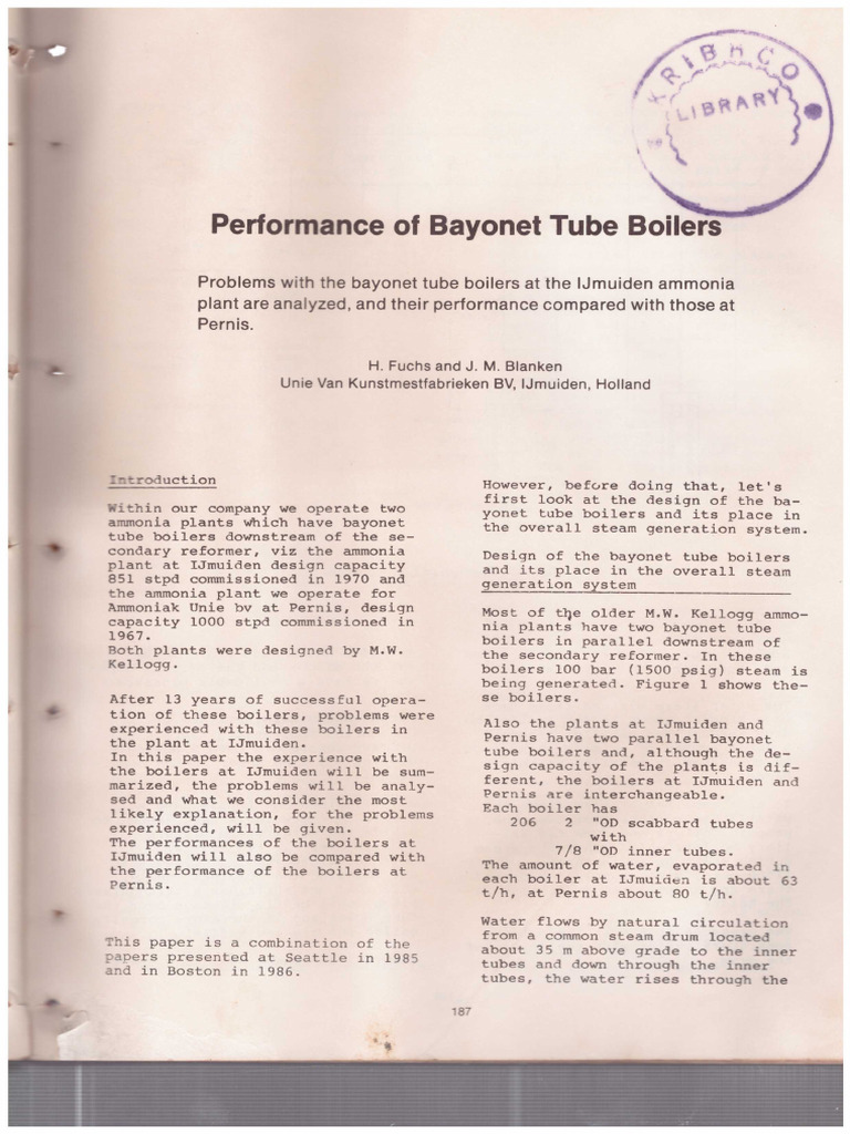 31. Performance Of Bayonet Tube Boilers | PDF