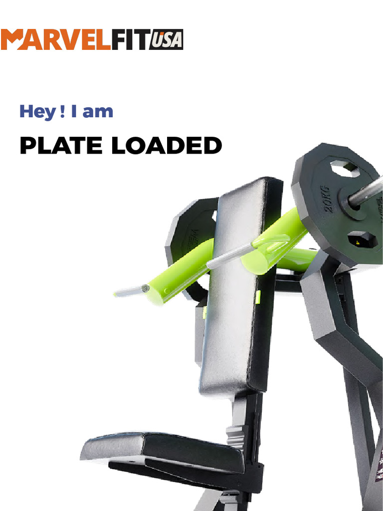 Marvelfit D Series Plate Loaded | PDF | Strength Training | Arm