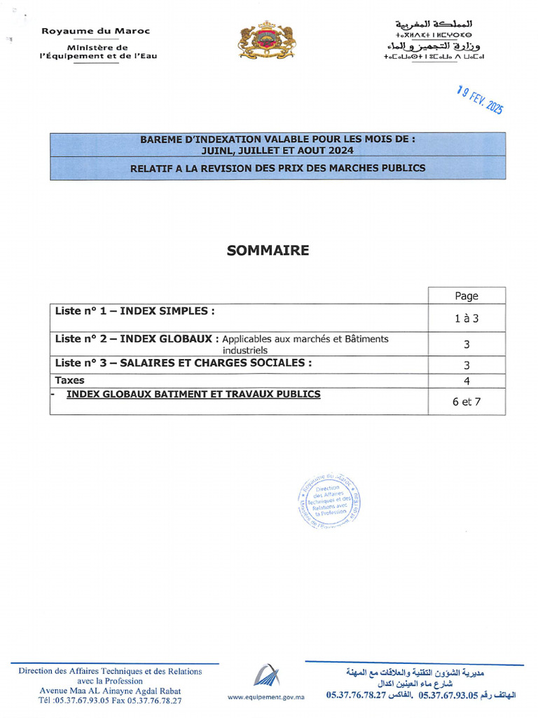 Bareme Juin 2024 | PDF