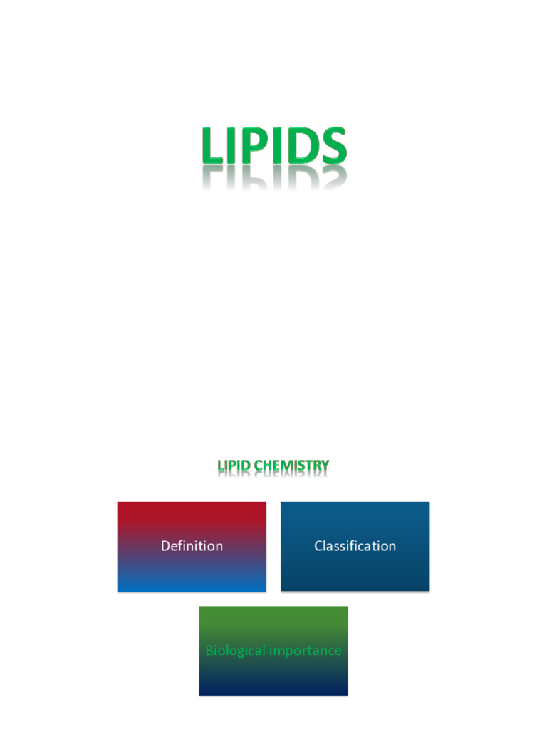 Lipids Classification-Nsbsclass | PDF | Lipid | Fatty Acid