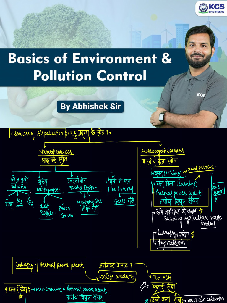 Lecture 16 Pollution (Part-2) - 8210248035 - 250330 - 095305 | PDF