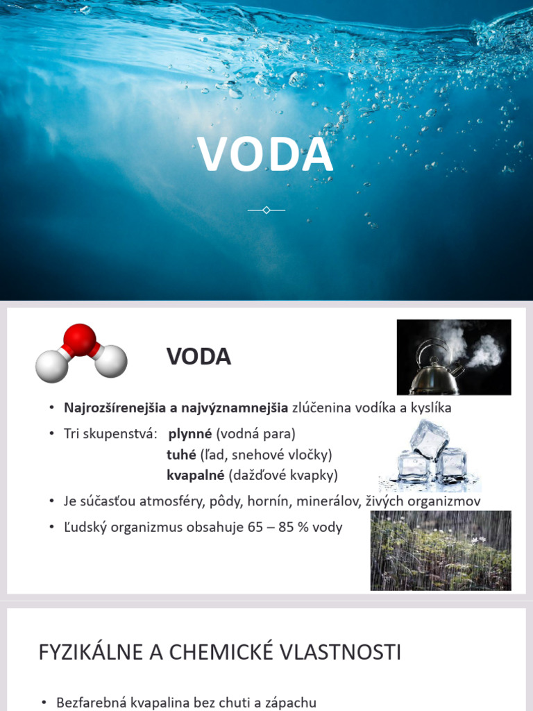 VODA | PDF
