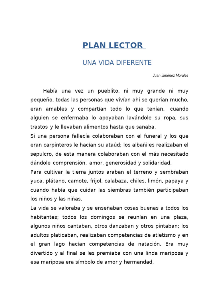 Plan Lector 5to y 6to de Primaria | PDF