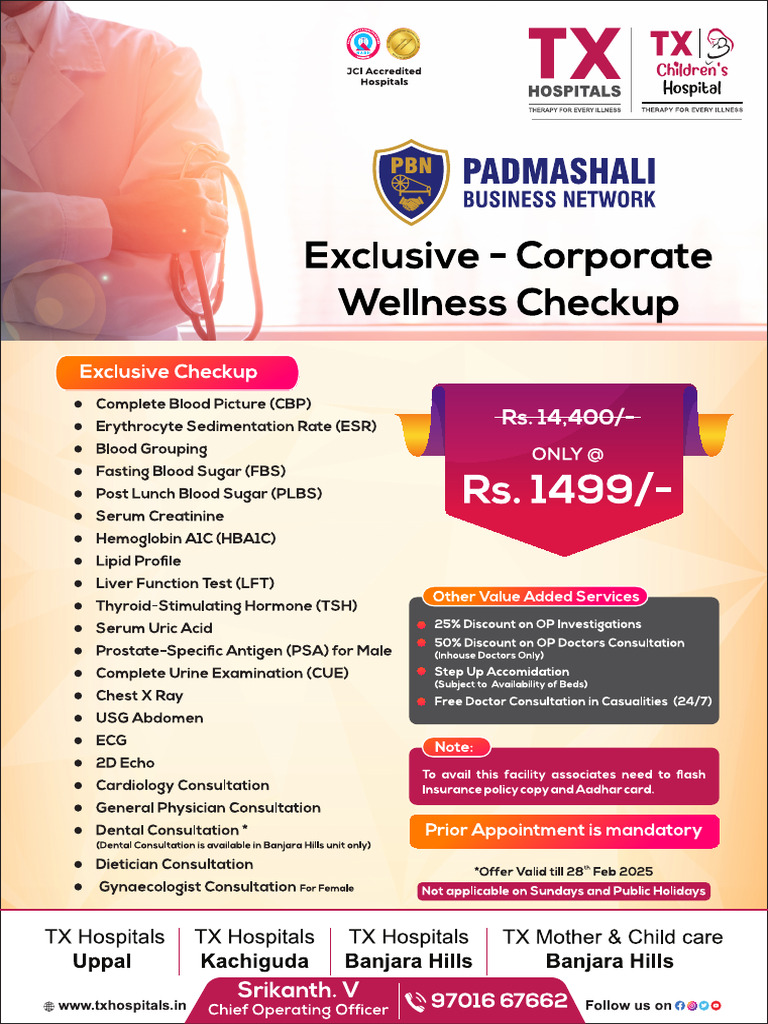 TX Corporate Wellness Checkup PBN | PDF