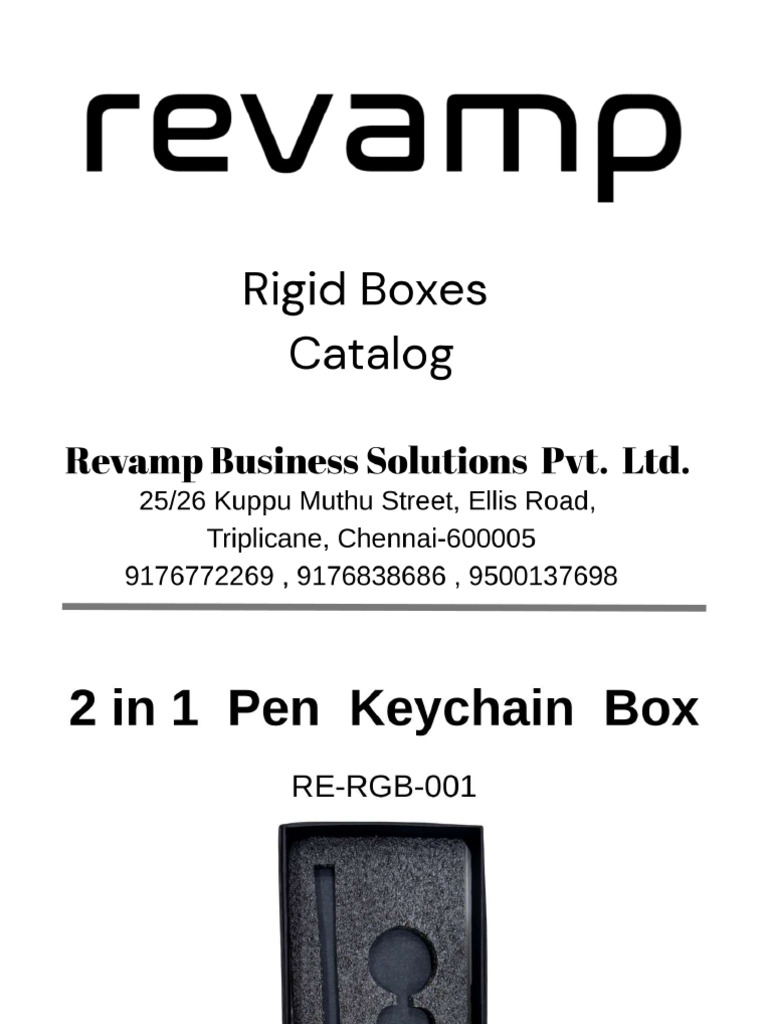 Rigid Box Catlog Catalog Price List - Compressed | PDF